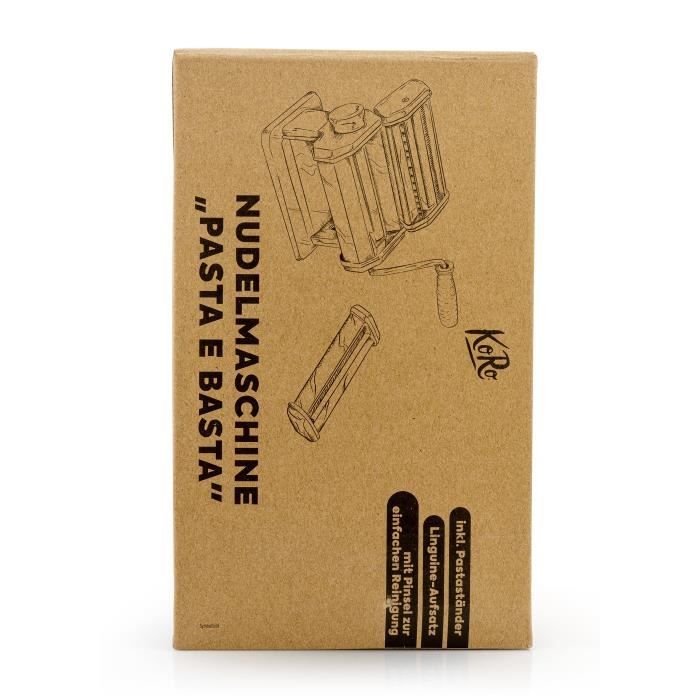 KoRo - Machine à pâtes manuelle avec 1 grille et 2 accessoires ...