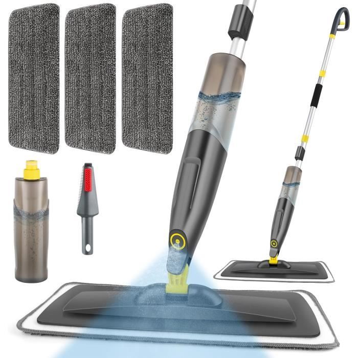 Balais Serpillère Vaporisateur Balai Pulvérisateur 500Ml Flacon Balai Lave Sol Pour Stratifié ...