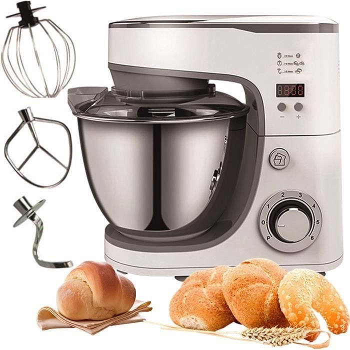 Luernas Robot Pâtissier Multifonction,1000W Robot Cuisine,Avec Lcd ...