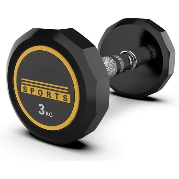 Haltères Grande Simple 3kg - 5kg - 10kg - 15kg - 20kg Styles 30lbiron Dumb Bells for la ...