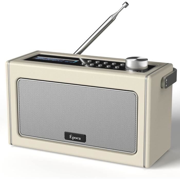 Radio Portable Dab-Dab Plus Et Fm, Poste Radio Vintage Avec Bluetooth, Poste De Radio Pile Et ...