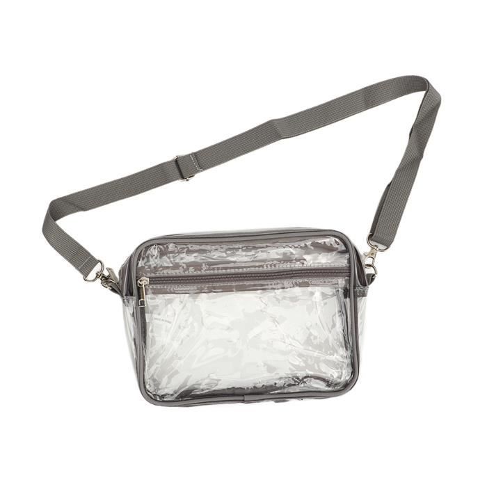 VGEBY Sac Bandoulière Transparent Imperméable en PVC à Grande Capacité ...