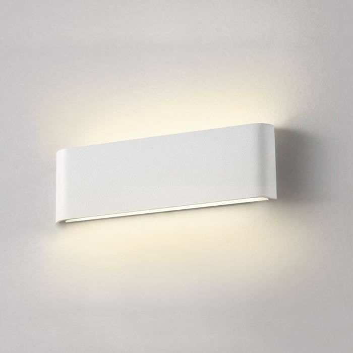 12W Applique Murale LED 30CM 2800K Blanc Chaud Moderne Lampe Murale ...