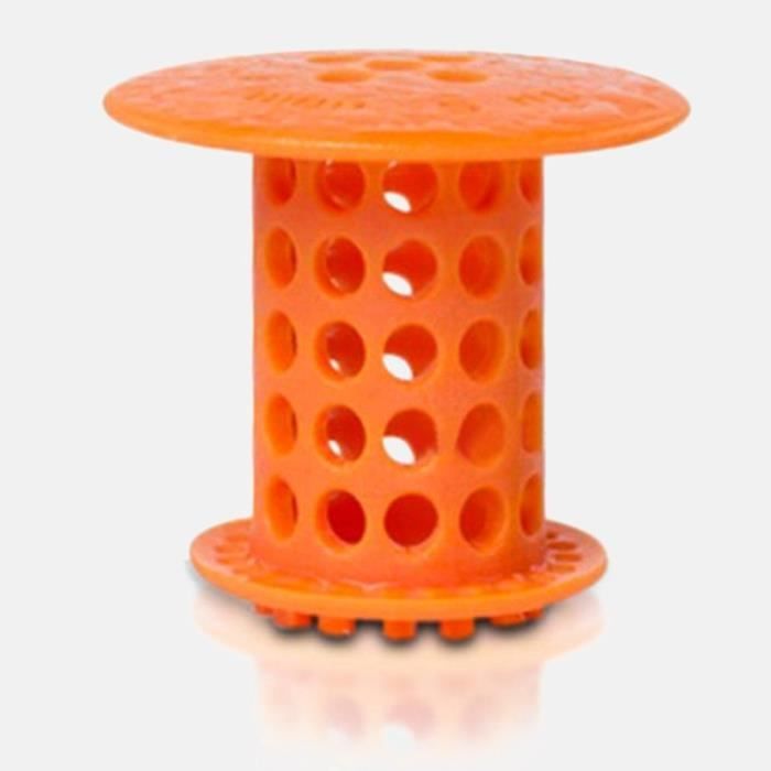 Orange -Bouchon bouchon évier crépine salle de bain Drain capteur de ...