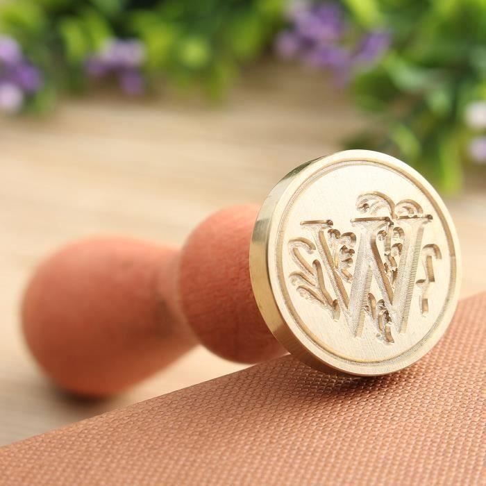 26 Lettre Classique A-Z Alphabet Sceau Cachet Bougie Bâton Tampon ...