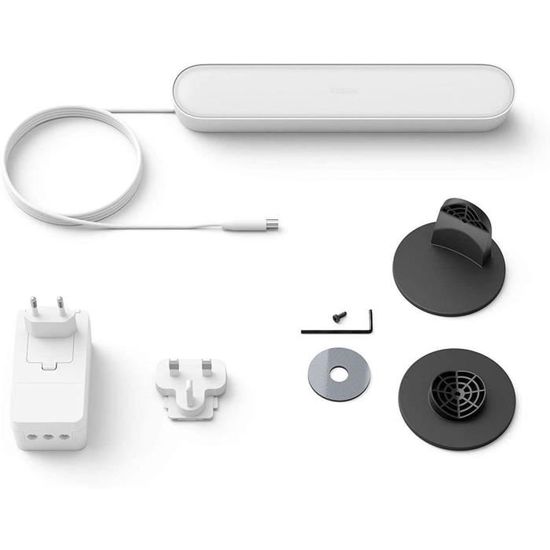 Lampe connectée Philips Hue Hue Play Pack x1 - Blanc - Cdiscount Bricolage
