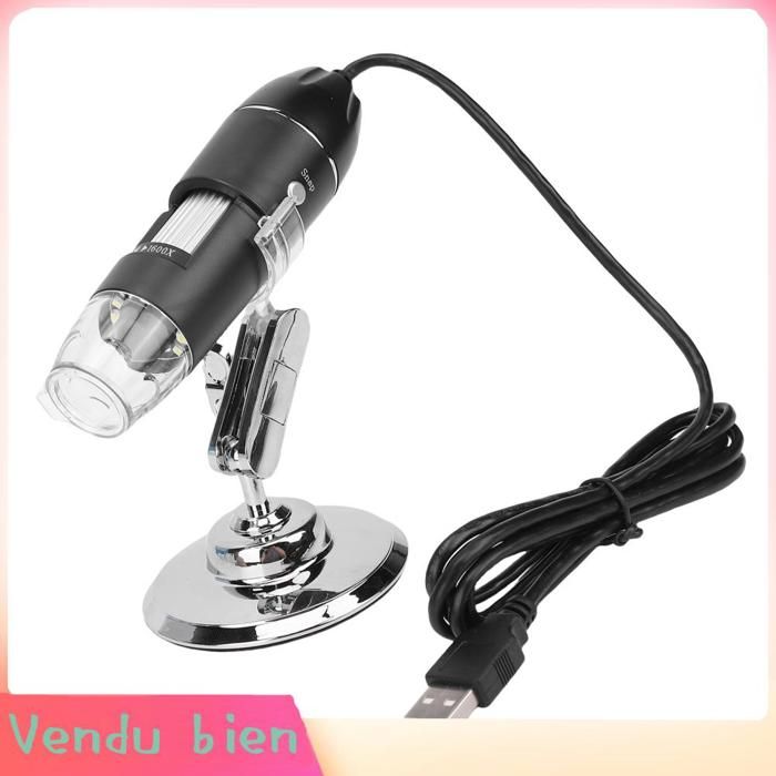 TMISHION microscope LED Microscope 1600X, Microscope Numérique HD avec ...