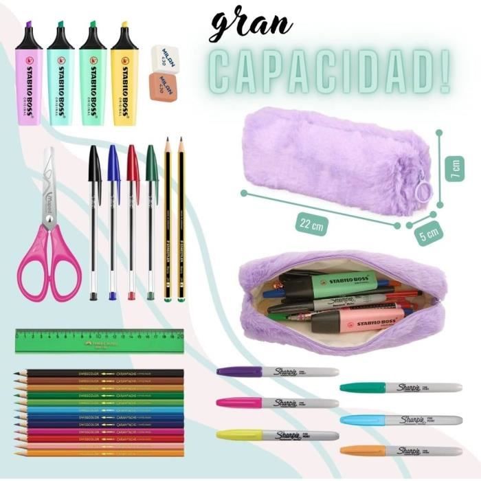 Trousse scolaire pour fille, femme ou adolescente Étuis scolaires pour ...