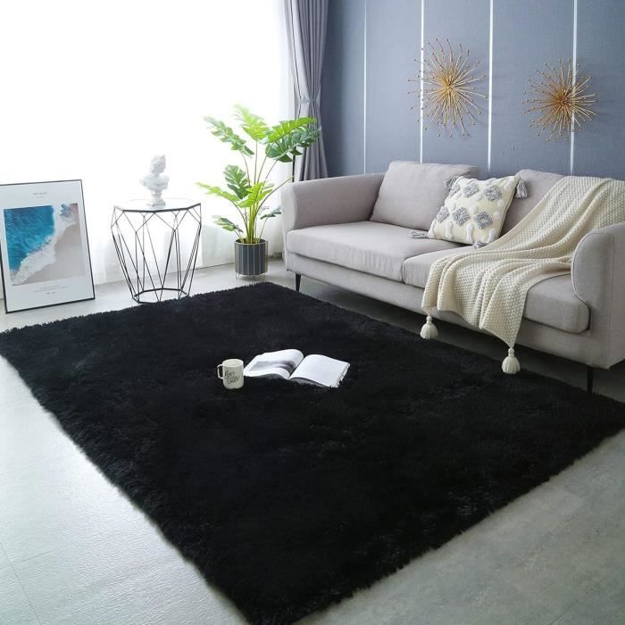 Antidérapant 160X180Cm Shaggy Tapis Longs Moelleux Tapis Tapis Design ...