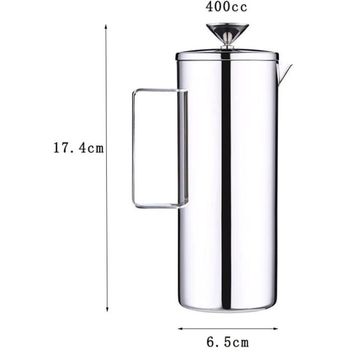 Cafetière À Piston French Press Pot À Pression Français 400Cc Pour ...