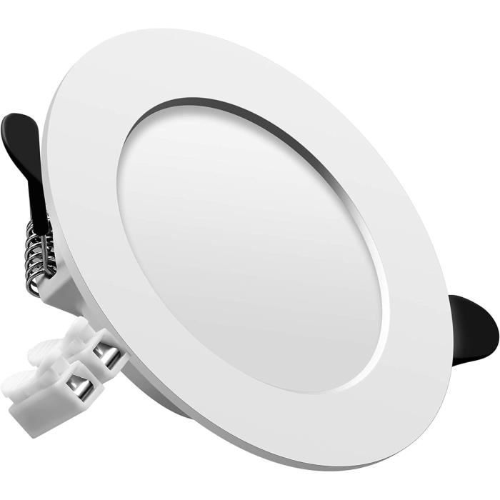 Led Spot Encastré, Extra Plat, Encastré Lampe Plafonnier Plat Rond,7W 700Lumen Equivalent 70W ...