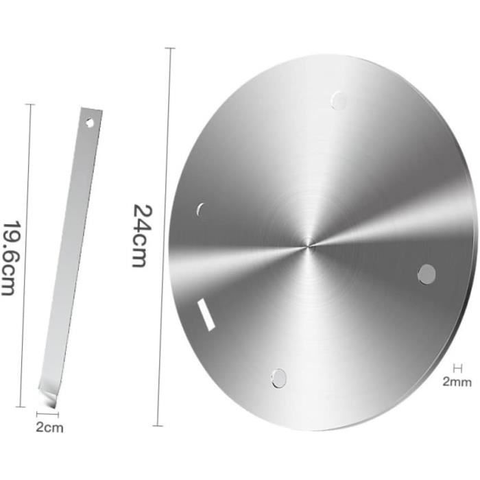 1 Pc Plaque Conductrice De Chaleur Pour Cuisinière À Induction Plaque À Induction Avec Diffuseur ...