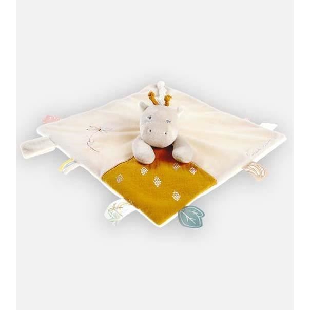 Doudou girafe en peluche Veloudoux® - NOUKIE'S - Tiga - Bébé - Mixte ...