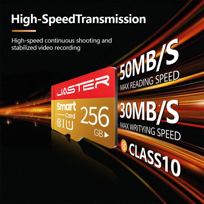 Carte TF d'origine dorée 64G Class10 A1 pour vidéo de Surveillance MP3 ...