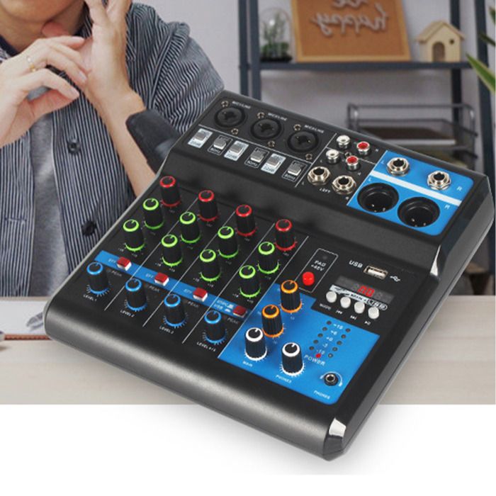 Station mixage son enregistrement live 5 voies DJ carte son USB ...