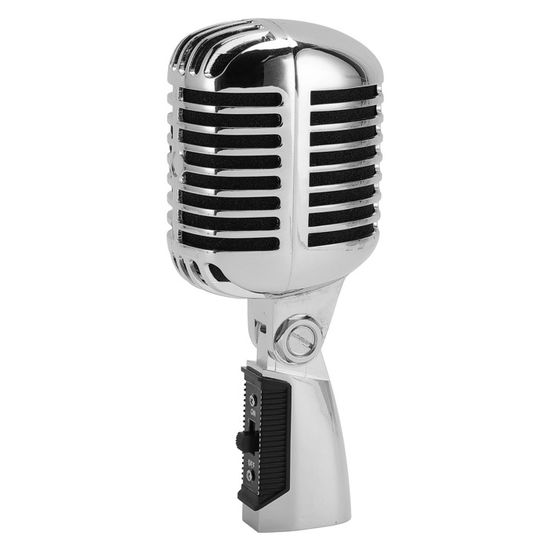 SURENHAP microphone rétro Microphone vintage Zinc Alloy auto-tension ...