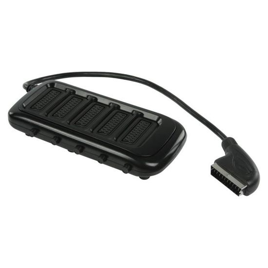 Boîtier de commutation PÉRITEL avec adaptateur PÉRITEL mâle – 5 ...