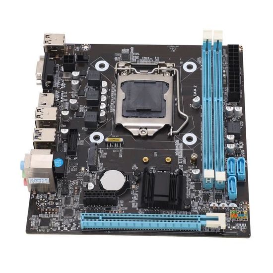 LSF -Carte mère Micro-ATX Carte Mère LGA1150 Carte Mère de Jeu H81 ...