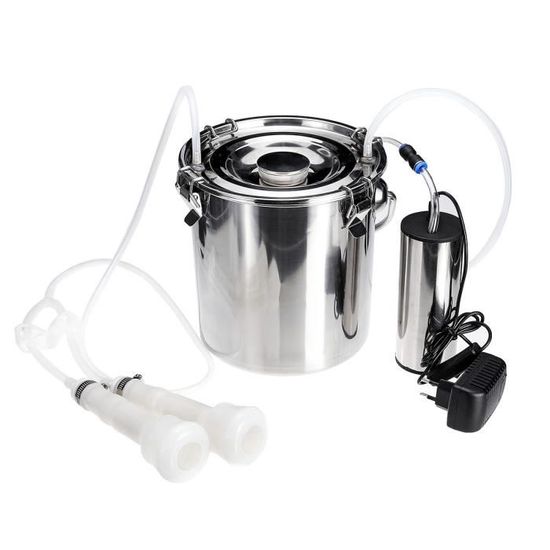 TEMPSA 5L Aspirateur Machine Traire Lait Pompe Impulsions Milker ...