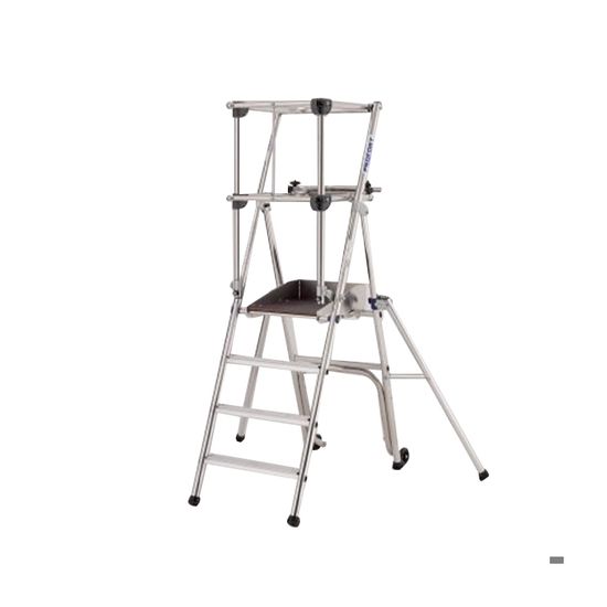 Plateforme à garde-corps fixe PROFORT 4 marches - TUBESCA - 2272514 ...