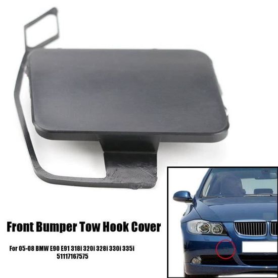 Couvercle Crochet de Remorquage Pare-chocs Avant Pour 05-08 BMW E90 E91 ...