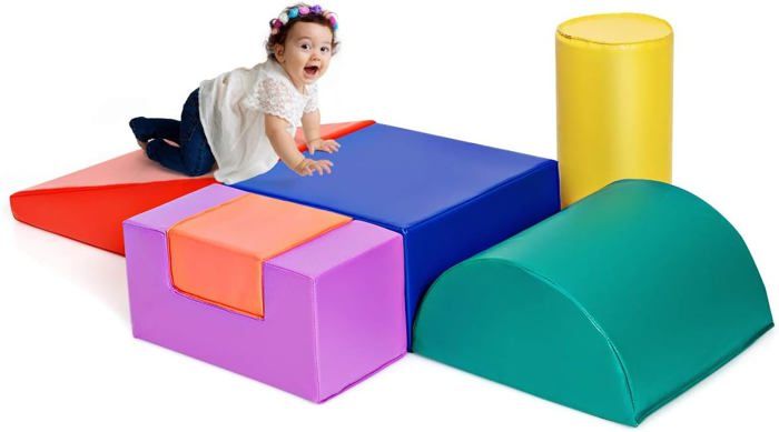 GOPLUS Blocs de Construction 6pcs de Différentes Formes pour Jouer et ...