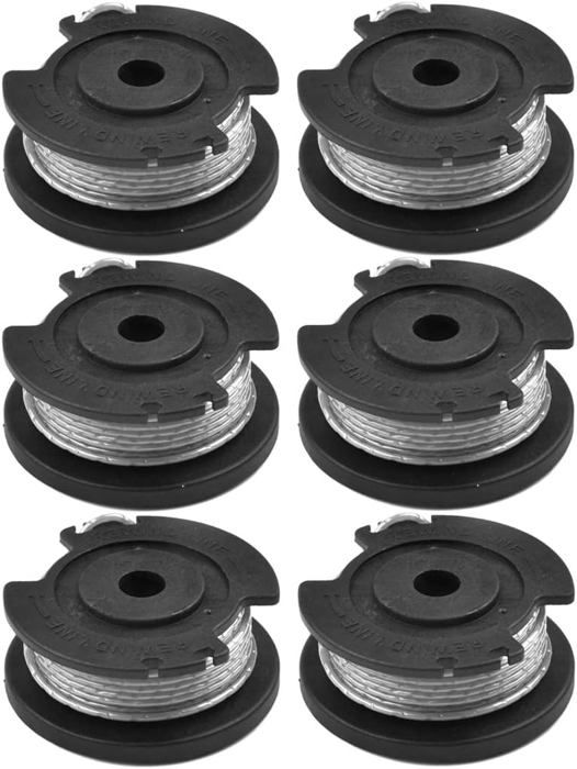 Lot de 6 bobines et lignes de rechange pour tondeuse à gazon Bosch Easy Grass Cut 18 V 23 26 18 ...