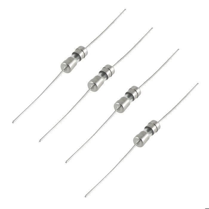 Fusible SOURCING MAP 10Pcs 3,6mm x 10mm 250V 1,6A Verre Cartouche Lente Fusion Axial Fusibles ...
