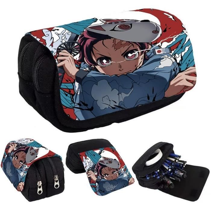 Anime Demon Slayer Trousse À Crayons Grande Capacité Nezuko Tanjiro Sac ...