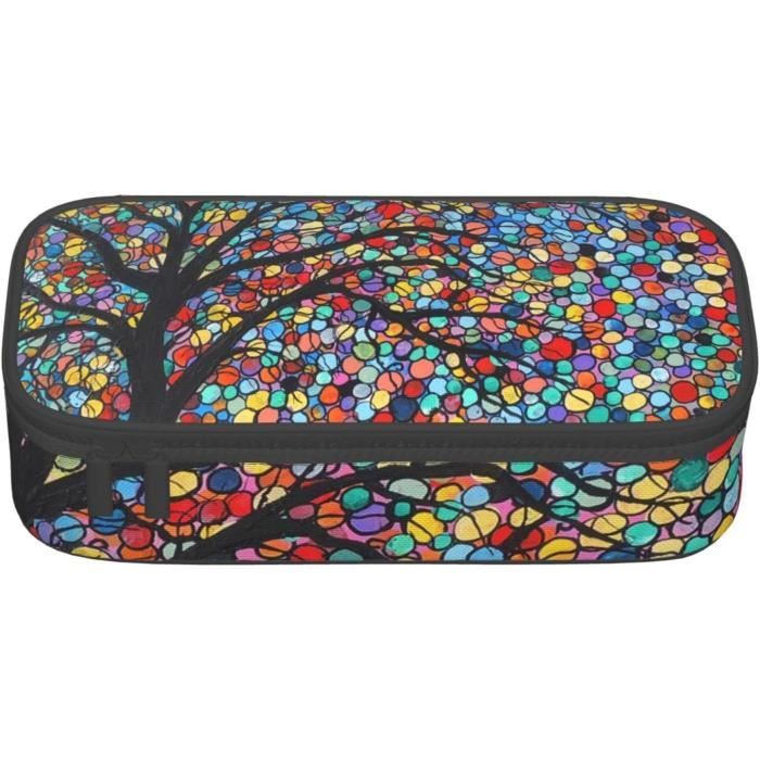 Trousse À Crayons De Grande Capacité Pour Homme Et Femme - Double ...