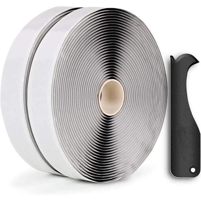 Mastic Ruban Butyle Auto-Adhésif Ruban D'Étanchéité Noir 2 Pcs (19Mm X ...