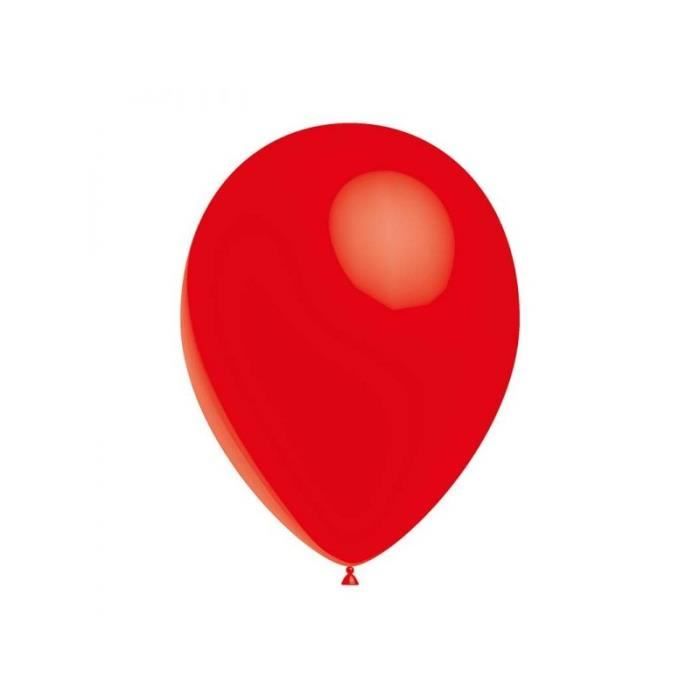 BALLON LATEX ROUGE 28CM X12 - Cdiscount Maison
