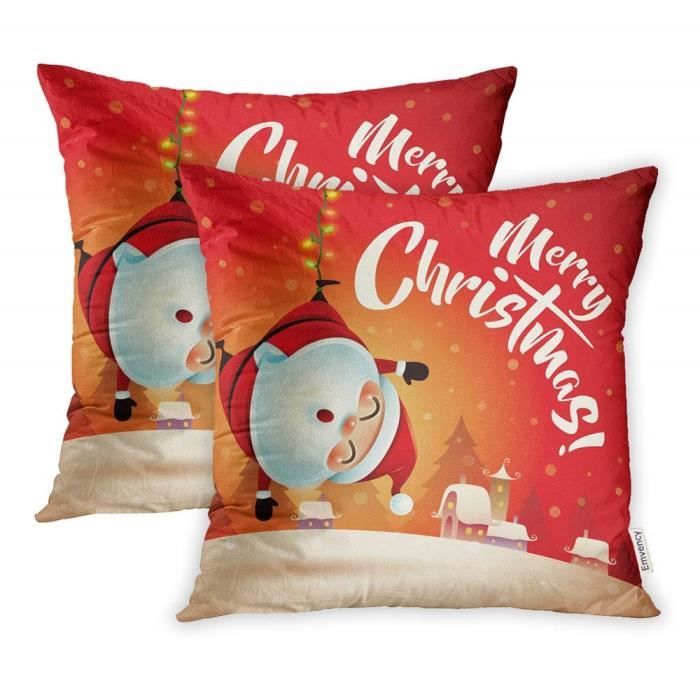 Hiver joyeux noël père noël neige scène dessin animé joyeux célébration ...