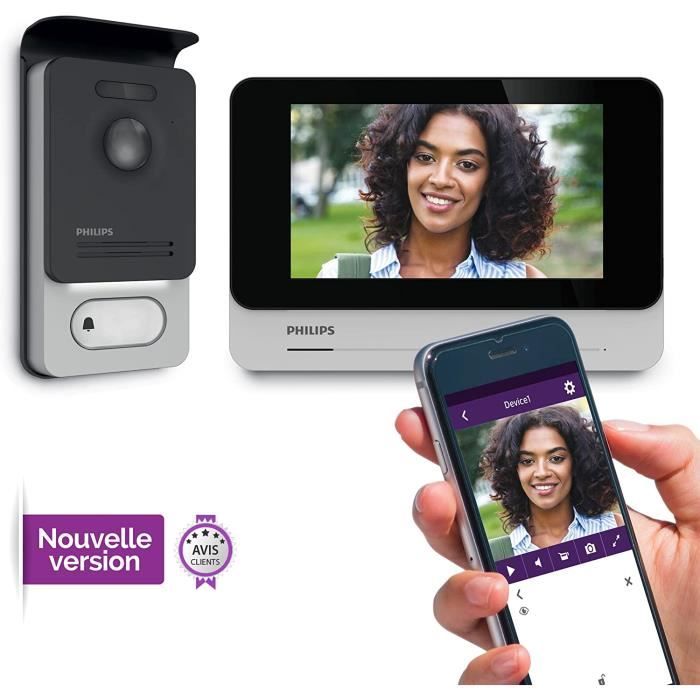 Philips Welcome - Visiophone - WelcomEye Connect 2, Visiophone connecte ...