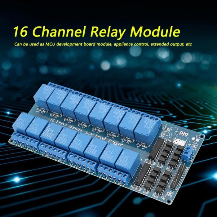 Module relais 16 canaux - CIKONIELF - 12V - Protection optocoupleur ...