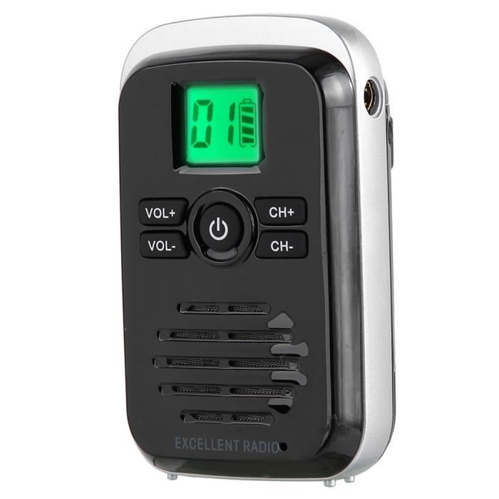 Cikonielf radio bidirectionnelle sans fil Mini talkie-walkie sans fil ...