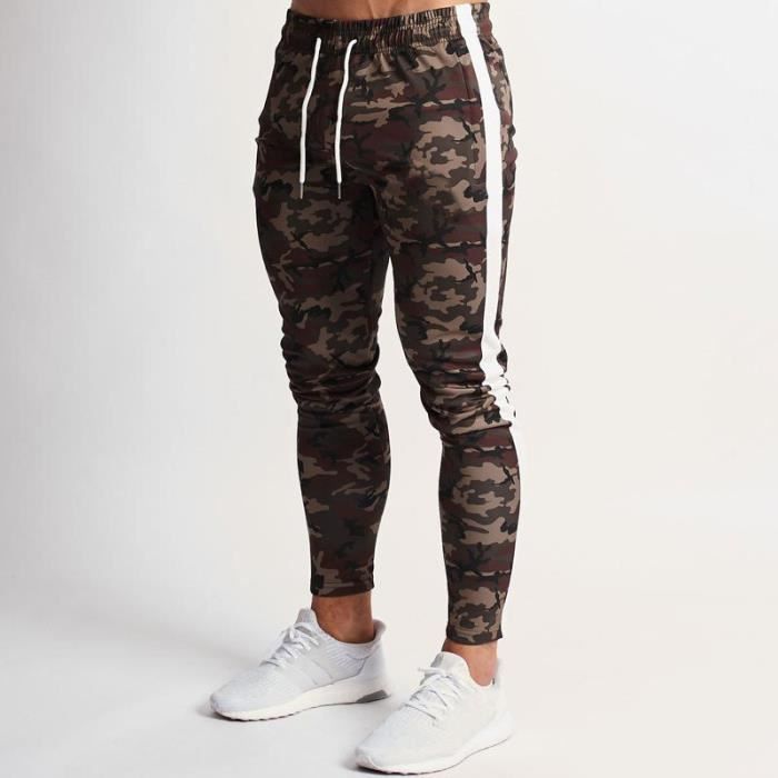 Pantalon de jogging - Cargo style camouflage pour homme Streetwear Nck78yellow - Cdiscount Prêt ...