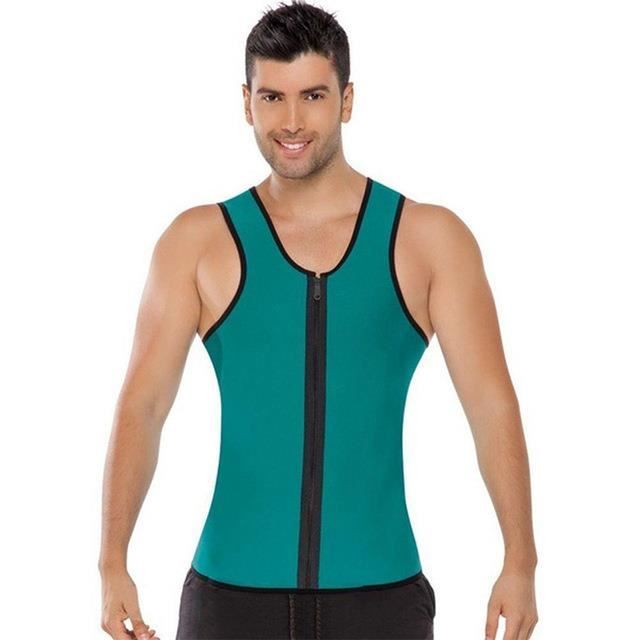 Gilet de Compression - MANSON - Modèle Zipper - Vert - Sans Manche ...