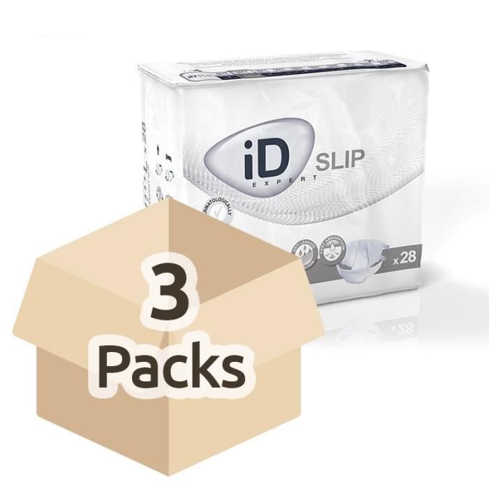ID Expert Slip Normal - Large (PE Backed) - Carton - 3 Packs of 28 ...