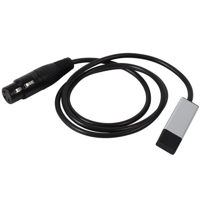 Adaptateur USB vers DMX - QIILU - Mini USB - Forte compatibilité ...