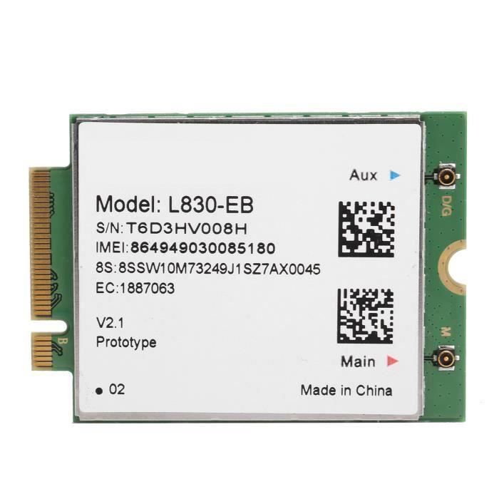 Progrès-Module M2 Carte Wifi 4G Module LTE Cat6 M2 pour THINKPAD X380 ...