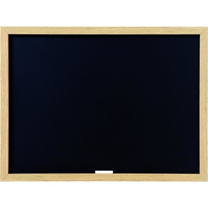 Bi-Office Optimum - Tableau à Craie Noir, 60 x 45 cm, Cae en MDF ...