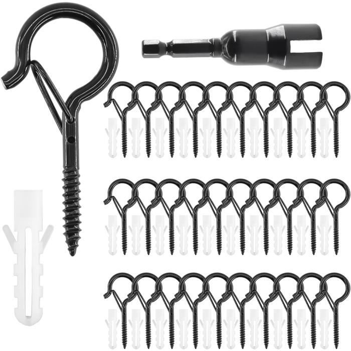 M4 Crochet a Visser, Crochets de Plafond Q-Hanger avec Boucle de ...