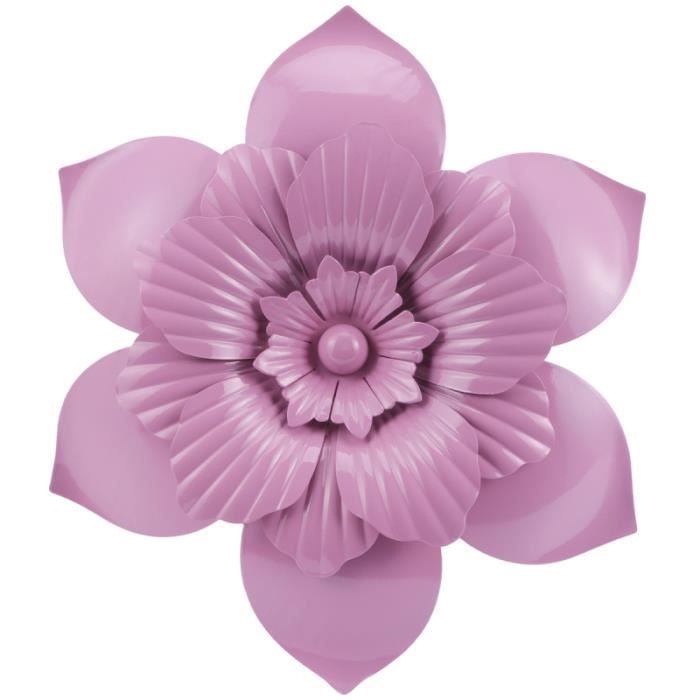 Fer Floral Wall Art Métal Fleur Décoration Murale Jardin Suspendue ...