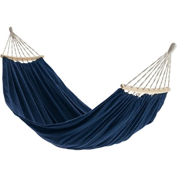 Hamac Intérieur Extérieur, Tissu En Toile Durable Hamac Simple-Double ...