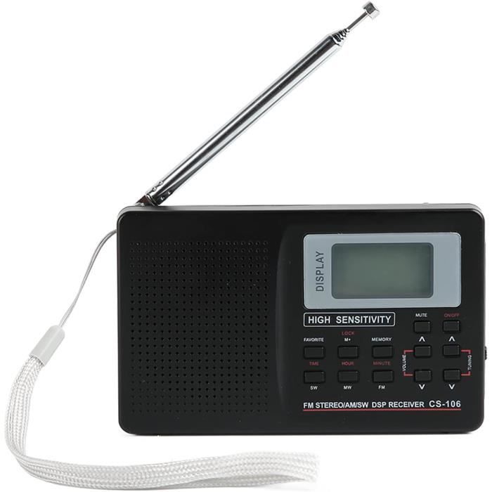Radios Portables Petite Radio Pleine Bande Am-Fm-Sw Dsp Haut-Parleur ...