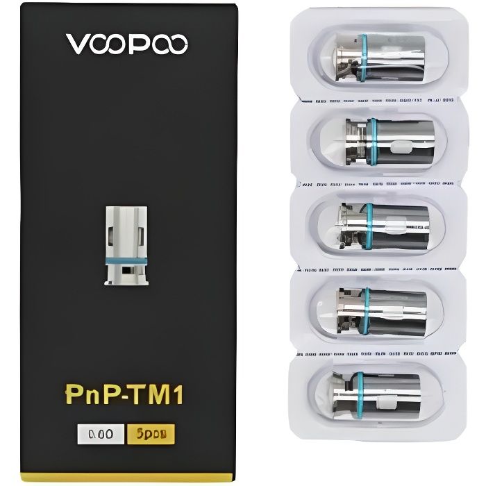 VOOPOO - Résistances VOOPOO PnP TM1 0.6Ω (5pcs) - Cdiscount Au quotidien