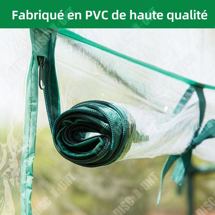 Serre de jardin - Greenhouse - 69x49x125cm - 3 étages - PVC anti-UV ...