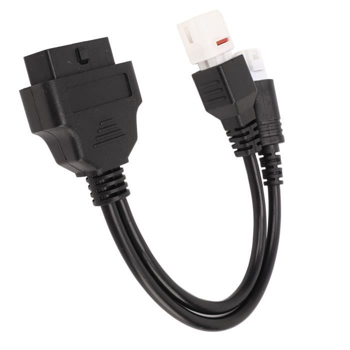Câble OBD2 pour moto 3pin 4pin motos OBD OBD2 câble adaptateur ...