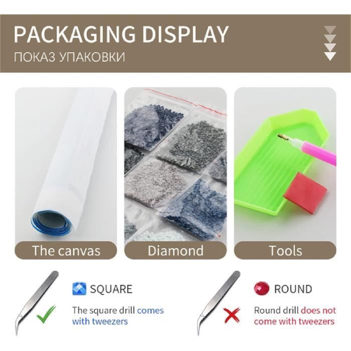 Diamond Painting Kit Fleur De Paysage,Peinture Diamant Strass Complet ...